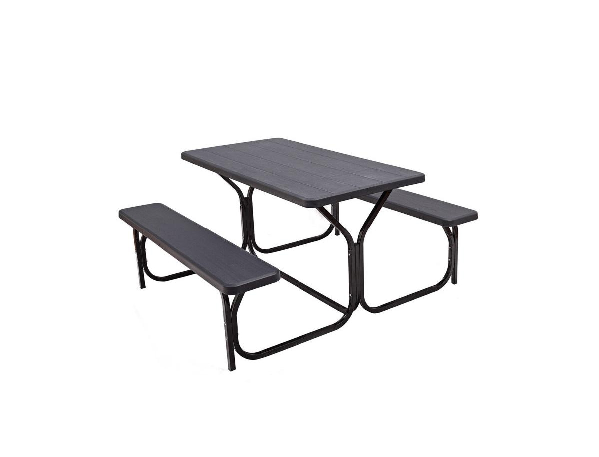 Click here for Slickblue Picnic Table Bench Set for Outdoor Campi... prices
