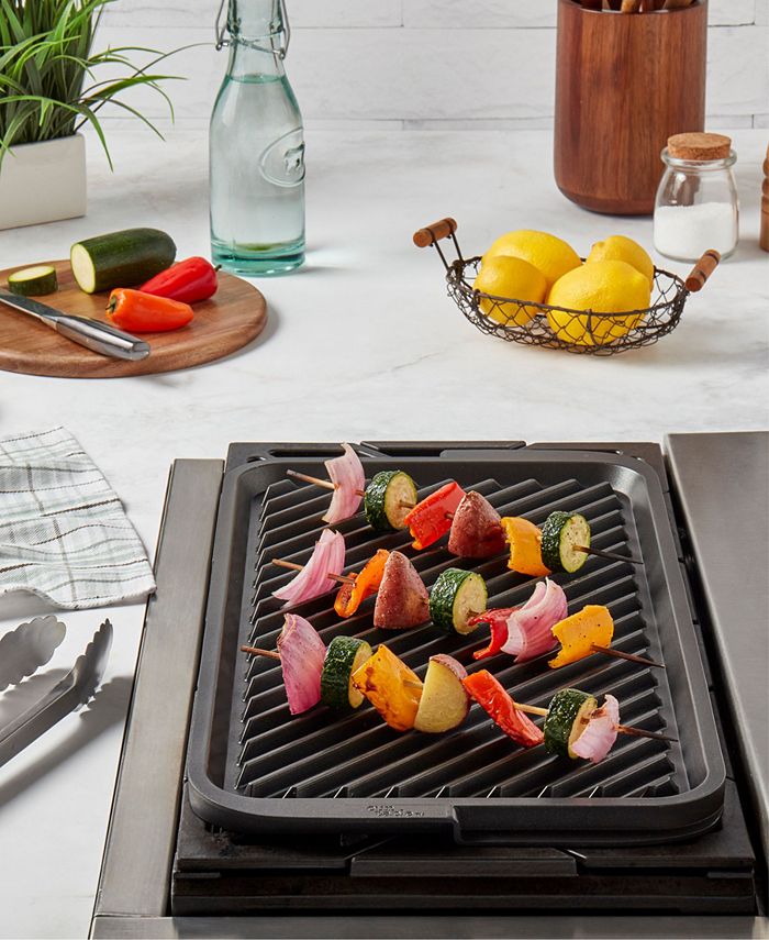 Denmark Tools for Cooks Cast Aluminum Rectangular Reversible Grill ...