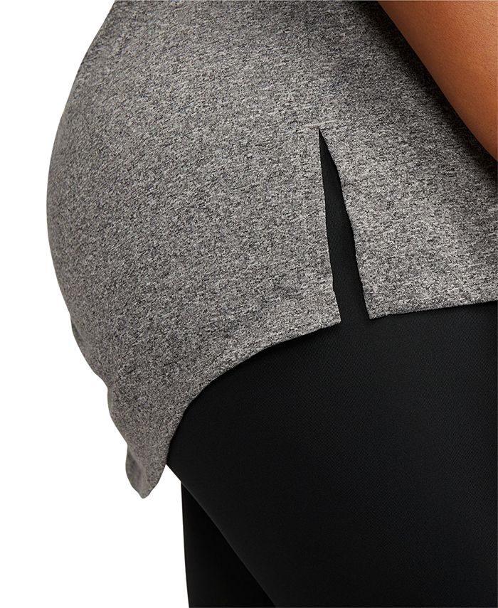 Nike Dri-FIT Plus Size Racerback Curved-Hem Tank Top - Macy's