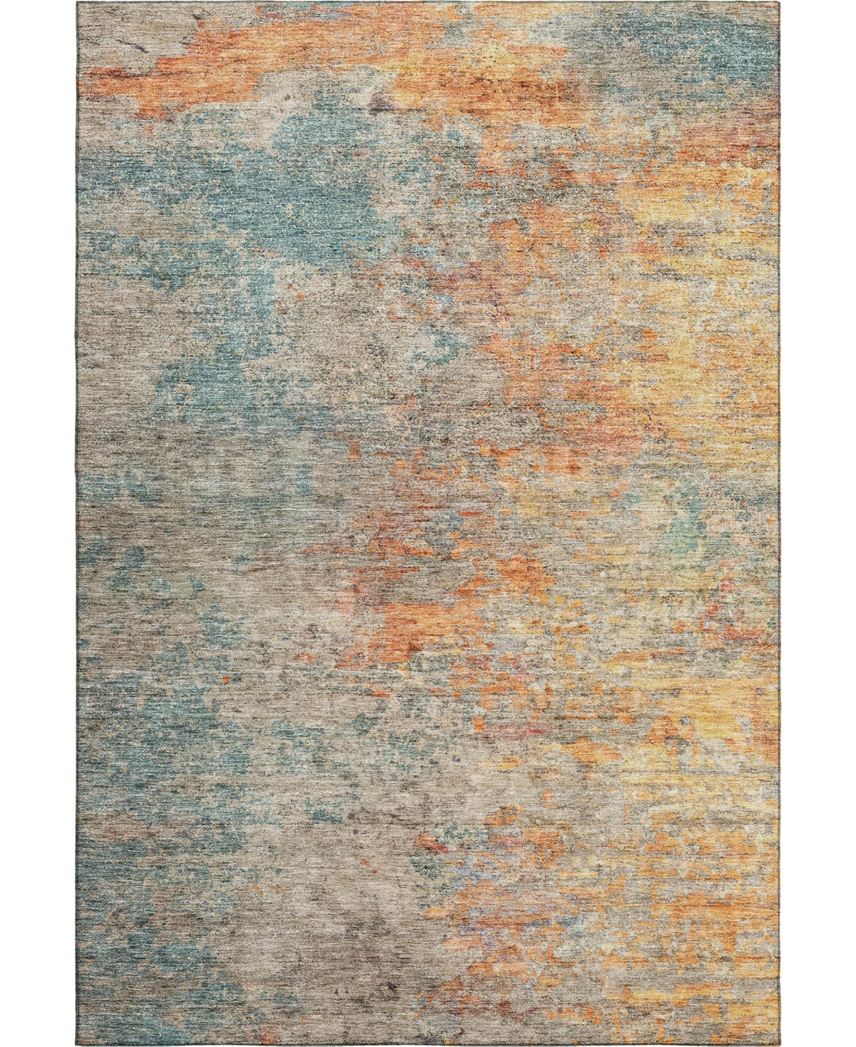 Click here for Dalyn Trevi Washable TV13 3x5 Area Rug - Teal prices