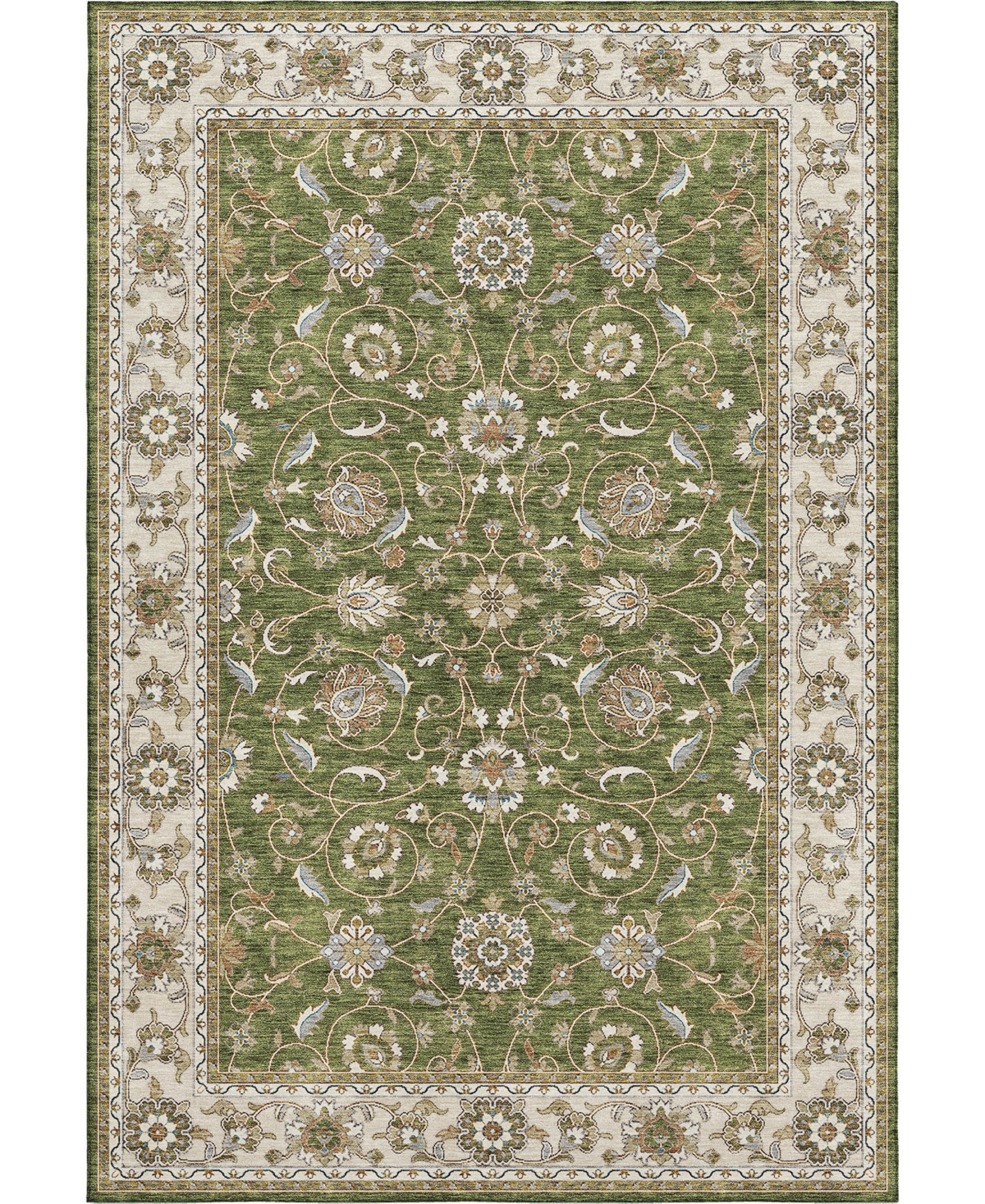 Click here for Dalyn Hatay Washable HY1 10x14 Area Rug - Olive prices