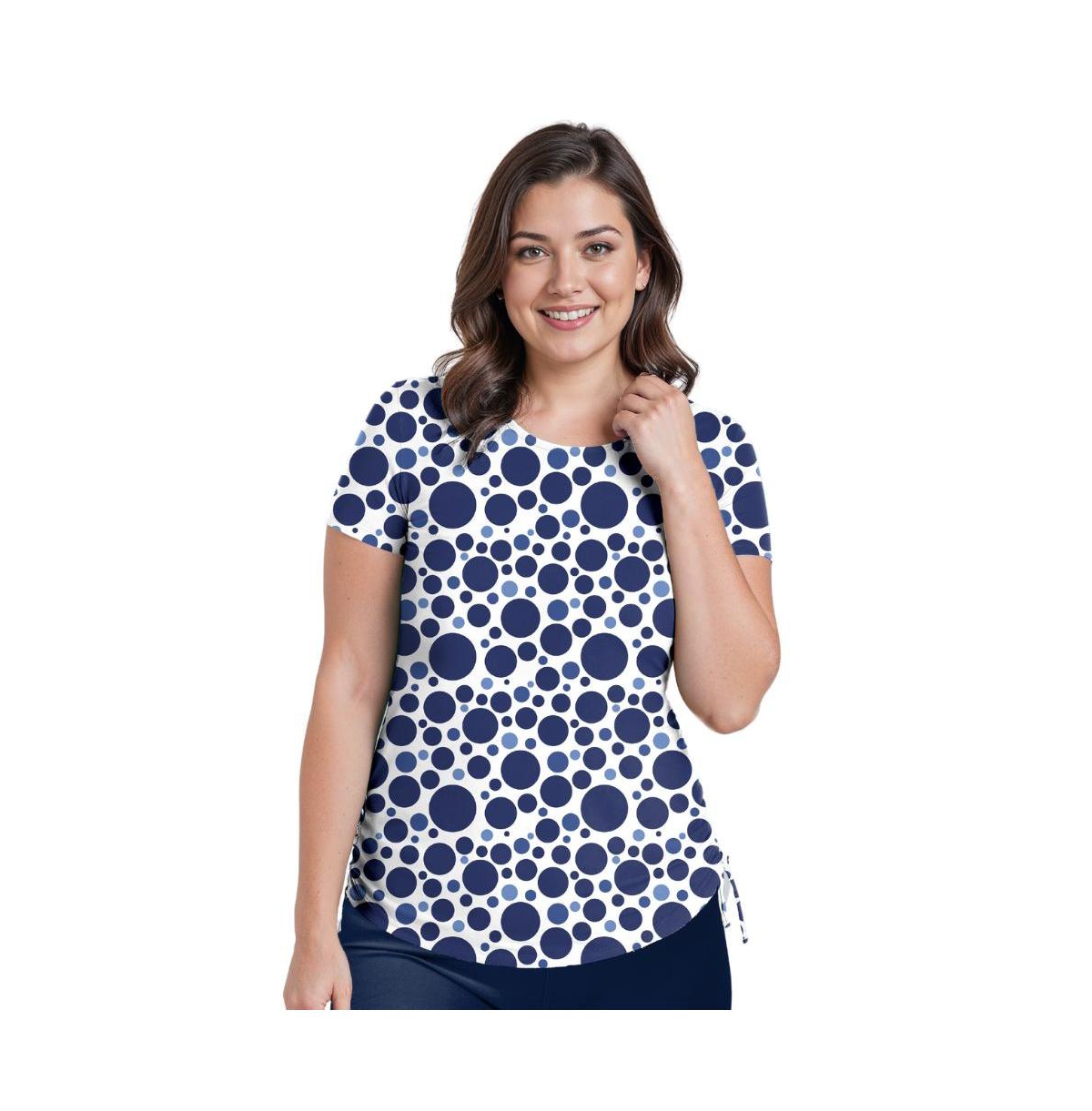 Click here for Calypsa Plus Size Adele Swim Top - Bubbly prices