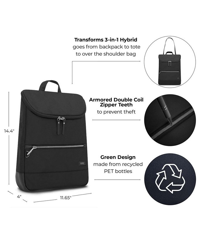 Solo New York Stealth Hybrid Backpack - Macy's