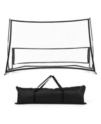 Slickblue 2-in-1 Portable Soccer Rebounder Net with Carrying Bag - Macy's