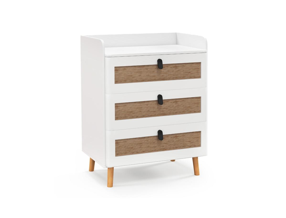 Click here for Slickblue Modern End Table with 3 Rattan Decorated... prices