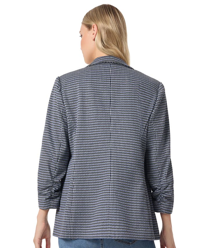 Jones New York Women's Open-Front Ruched-Sleeve Jacket - Macy's