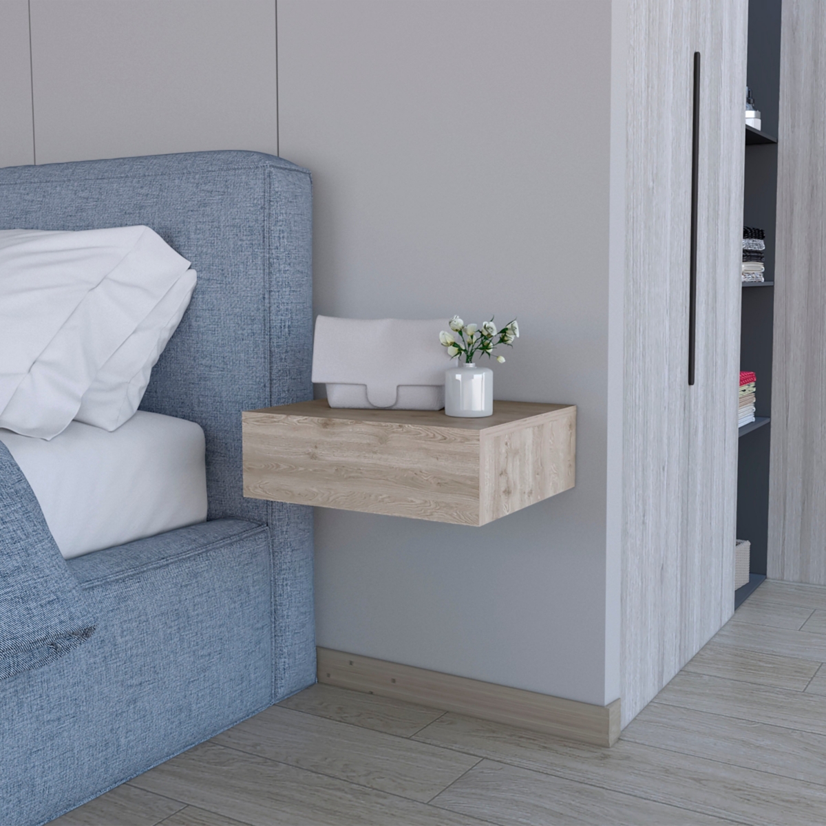 Click here for Fm Furniture Vienna Floating Nightstand  Sleek Wal... prices