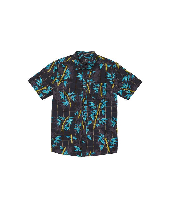 Volcom Bamboozled Floral Short Sleeve Shirt - Macy's