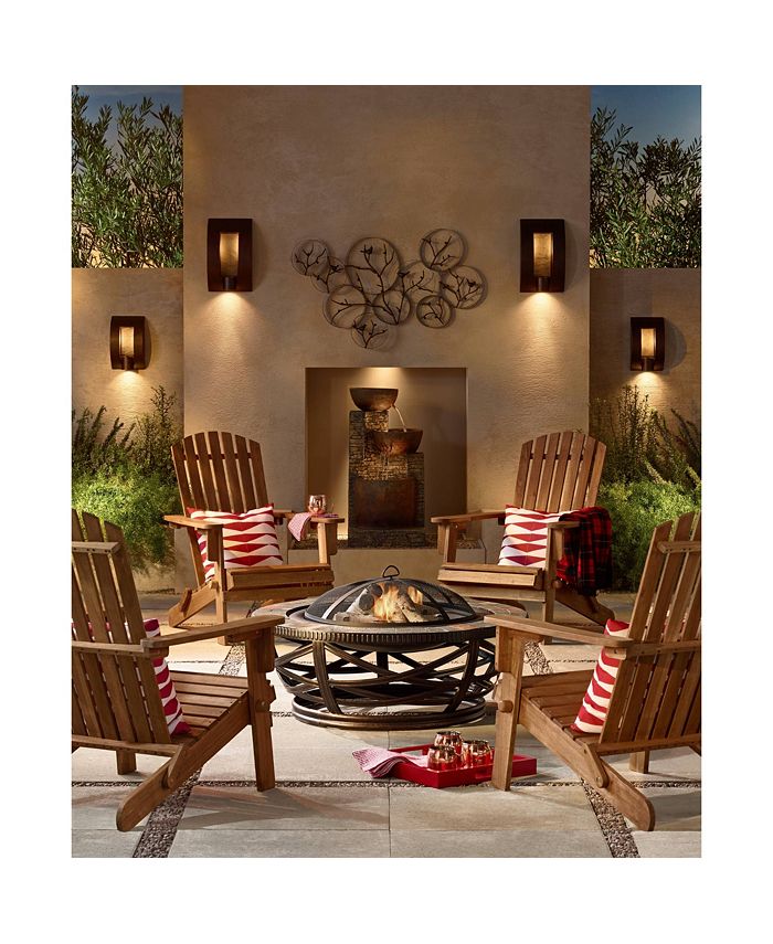 Franklin Iron Works Framed Slate 16" High Modern Outdoor Wall Light ...