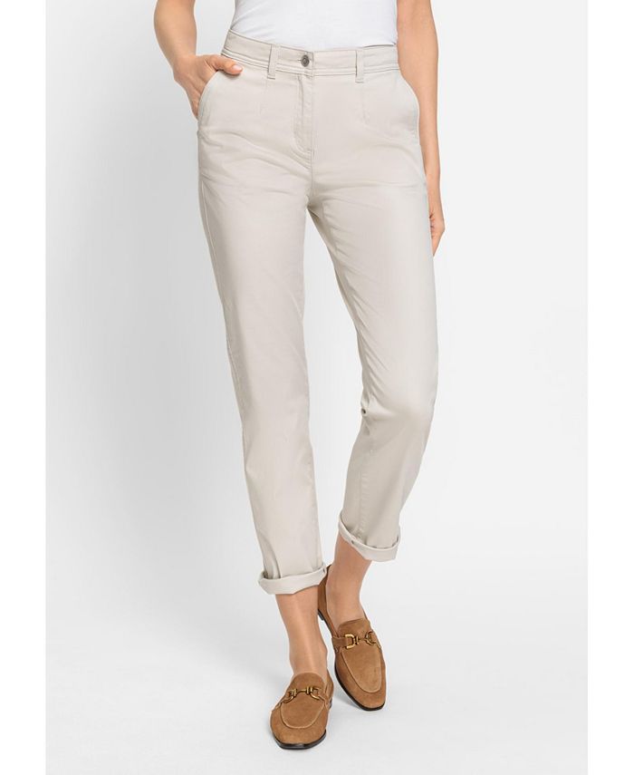 Olsen Women's Lisa Fit Straight Leg Cropped Pant - Macy's