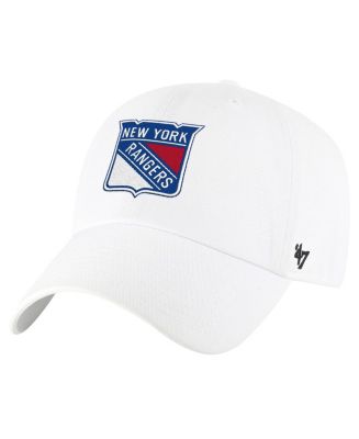 '47 Brand Men's White New York Rangers Clean Up Adjustable Hat - Macy's