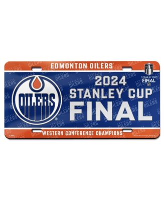 Wincraft Edmonton Oilers 2024 Western Conference Champions Laser Cut ...