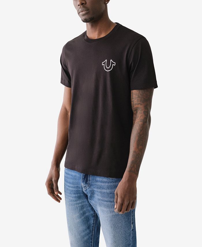 True Religion Men's Short Sleeve Puff Ladder Tee - Macy's