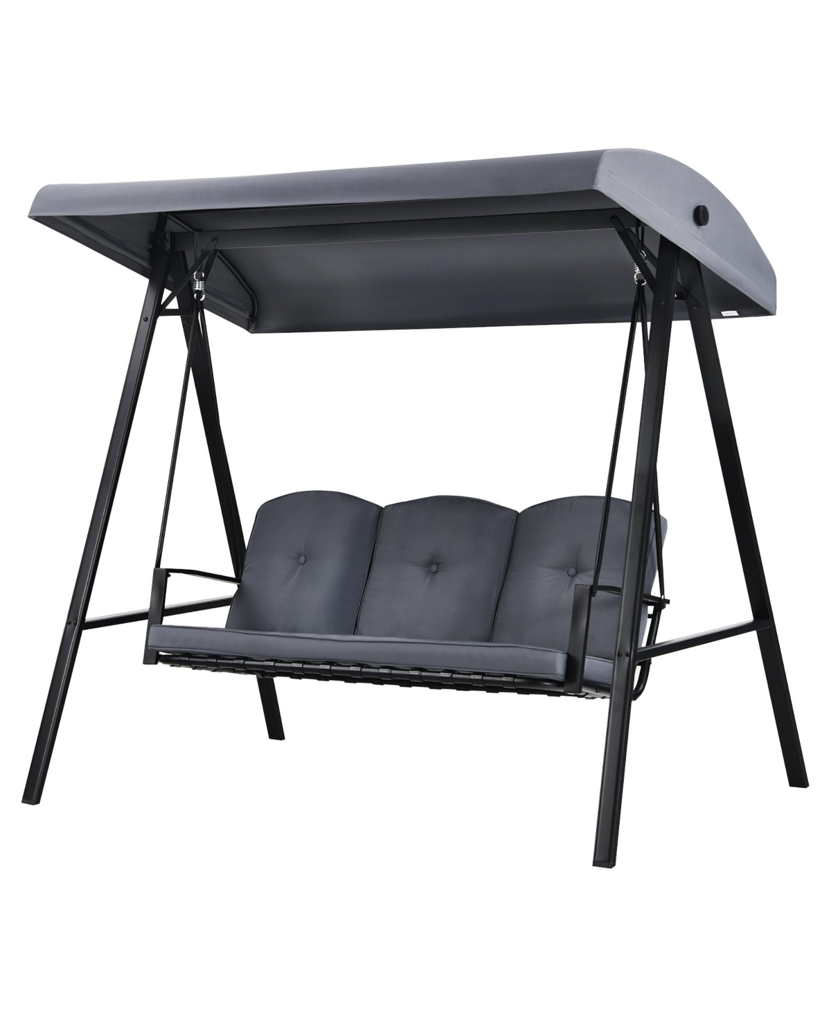 Click here for Outdoor 3-Seat Porch Swing with Adjust Canopy and... prices
