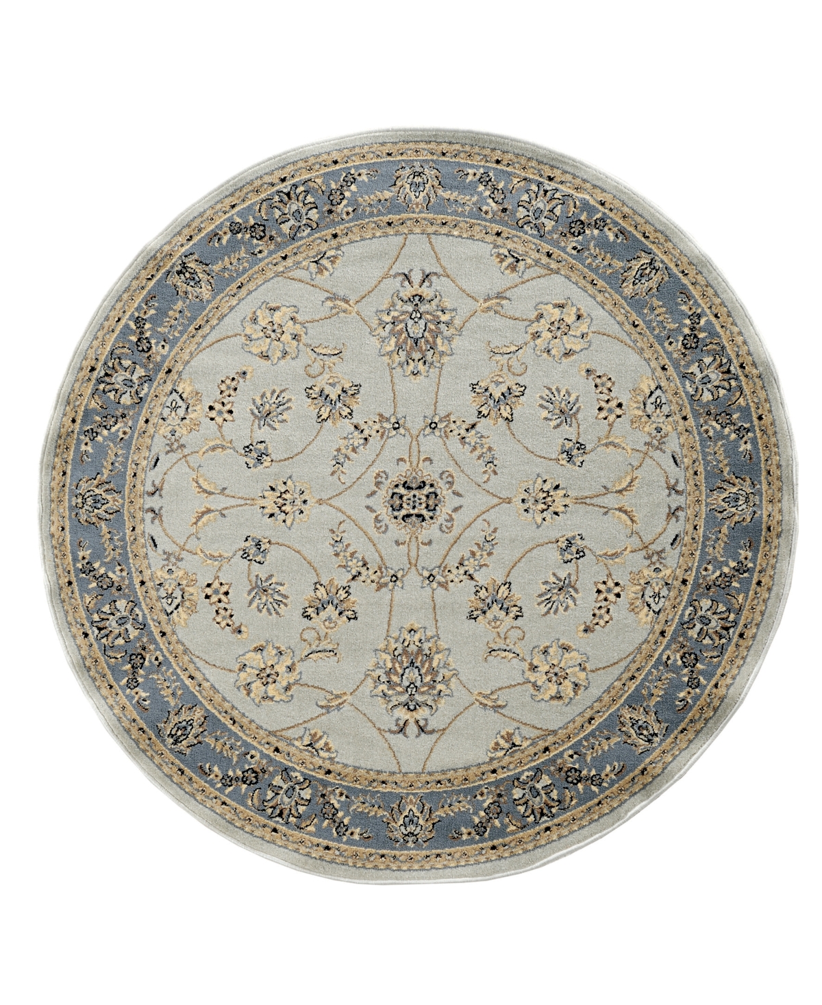 Click here for Closeout! Km Home Pesaro 53x53 Round Area Rug - Mi... prices