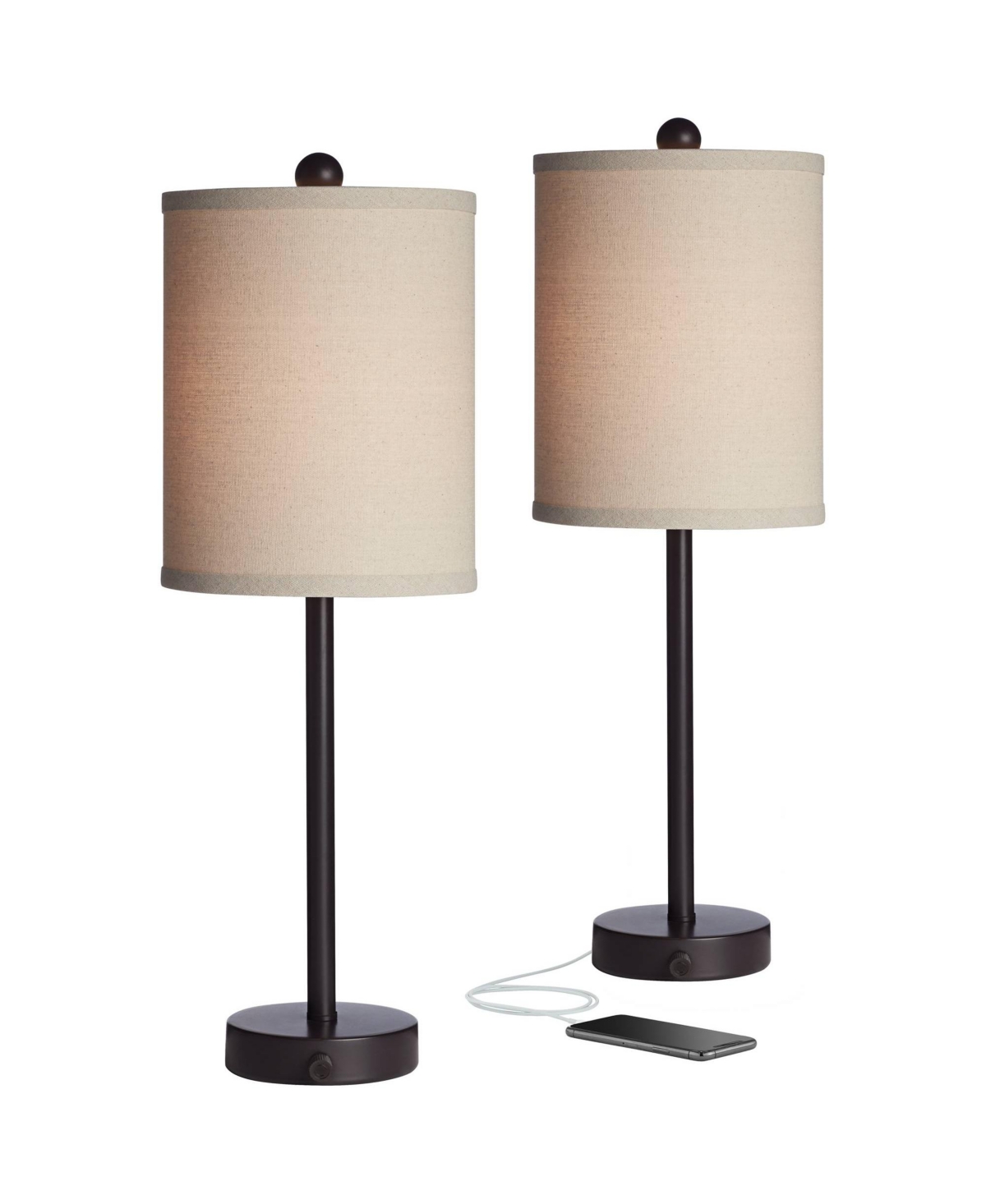 Click here for Trotter Modern Industrial Table Lamps 23.75"... prices
