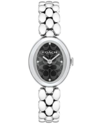 COACH Women's Silver Sammy Stainless Steel Watch 22.5mm - Macy's