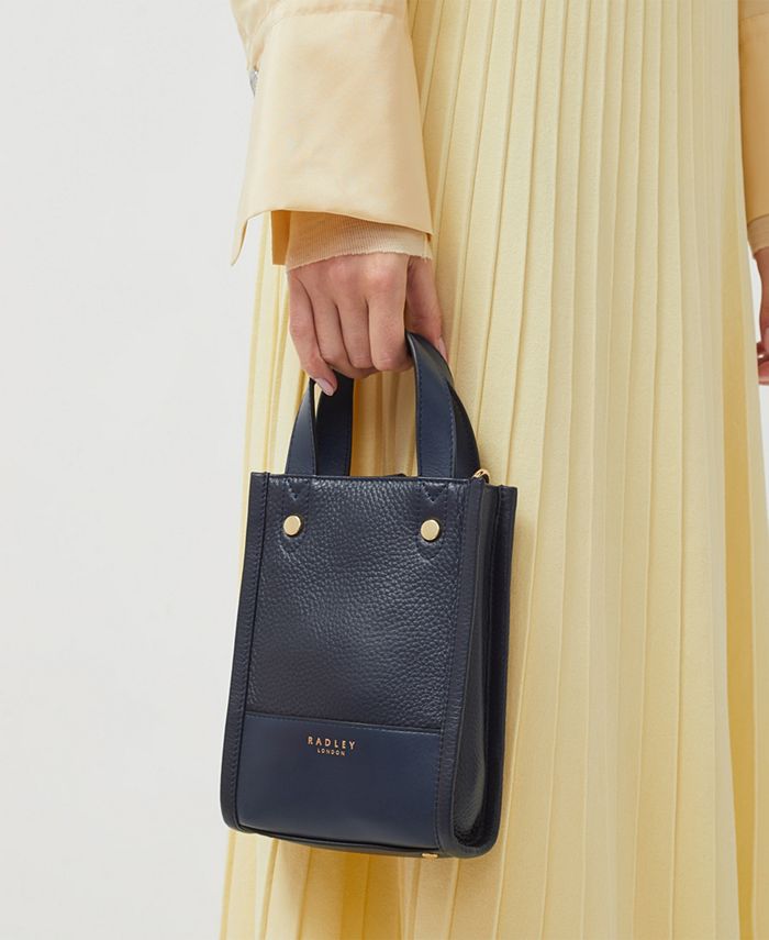 Radley London Montgomery Square Small Leather Open Top Crossbody - Macy's