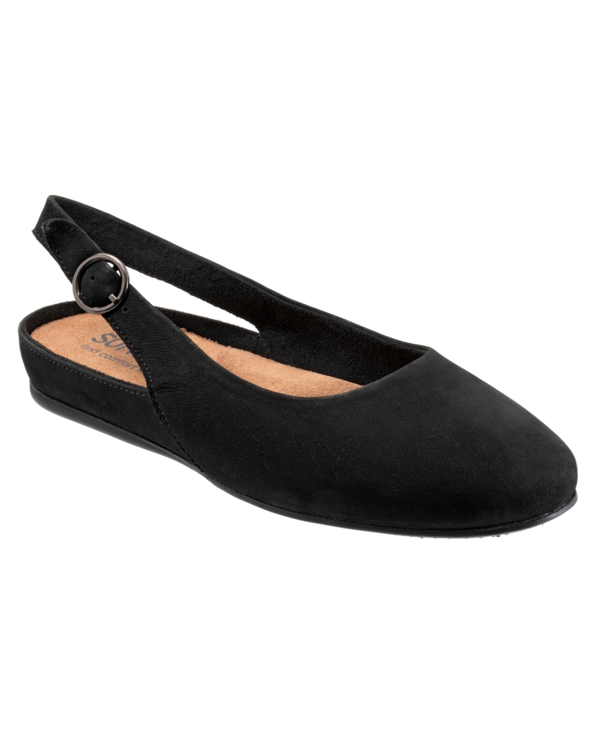 Click here for Softwalk Sandy Flat - Black nubuck prices