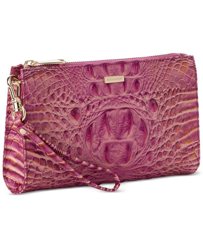 Brahmin Daisy Leather Melbourne Wristlet - Macy's