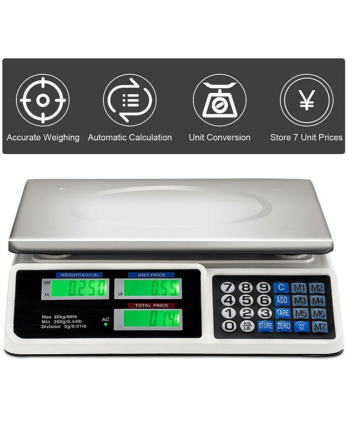 SUGIFT 66 lbs Digital Weight Food Count Scale for Commercial - Macy's