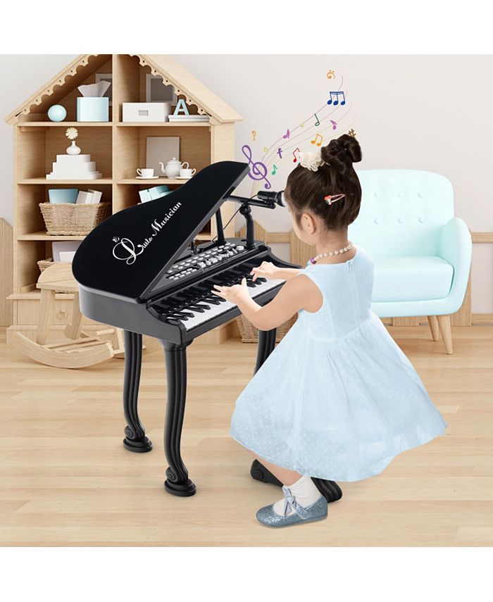SUGIFT 37 Keys Kids Piano Keyboard with Stool and Piano Lid - Macy's