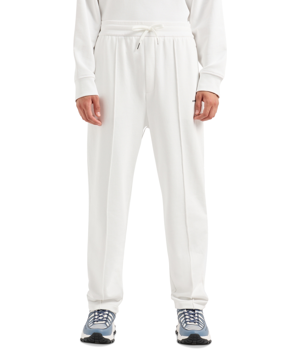 Click here for A|X Armani Exchange Mens All-Cotton Pleated Trouse... prices