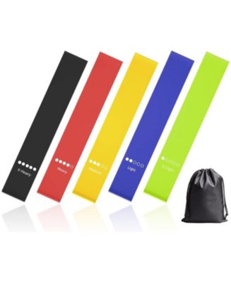 XPRT Fitness Resistance Loop Exercise Bands 5 pieces Set Strength ...