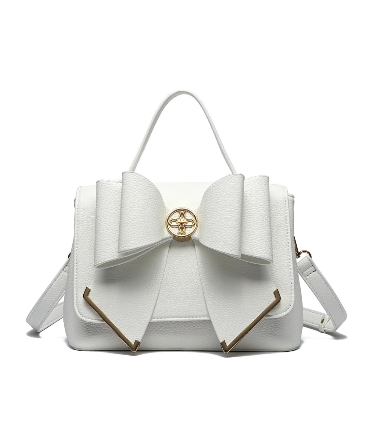 Click here for Like Dreams Jasmine Bowtie Crossbody Bag - White prices