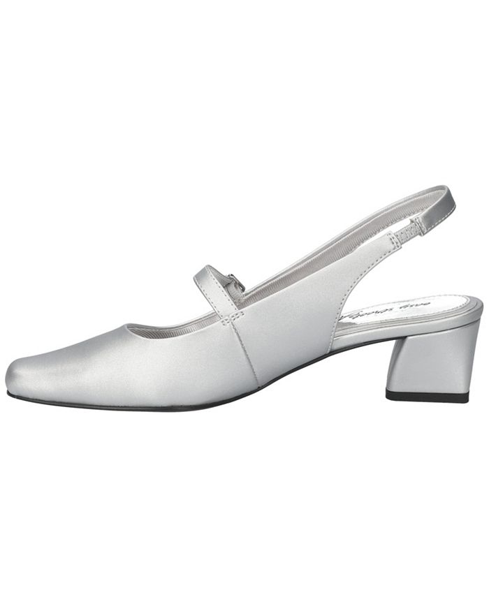 Easy Street Women's Cameo Square Toe Slingback Pumps - Macy's