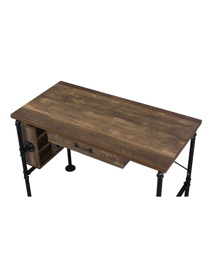 Simplie Fun Endang Writing Desk, Weathered Oak - Macy's