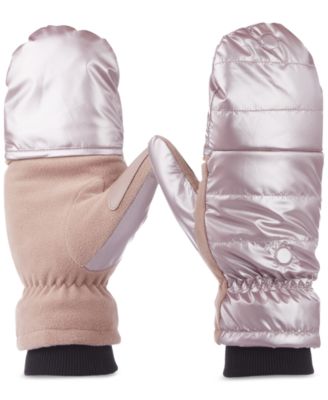 Isotoner Signature Women's Sleek Heat Flip Touchscreen Mittens - Macy's