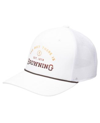 Browning Men's White Hovey Rope Trucker Adjustable - Macy's
