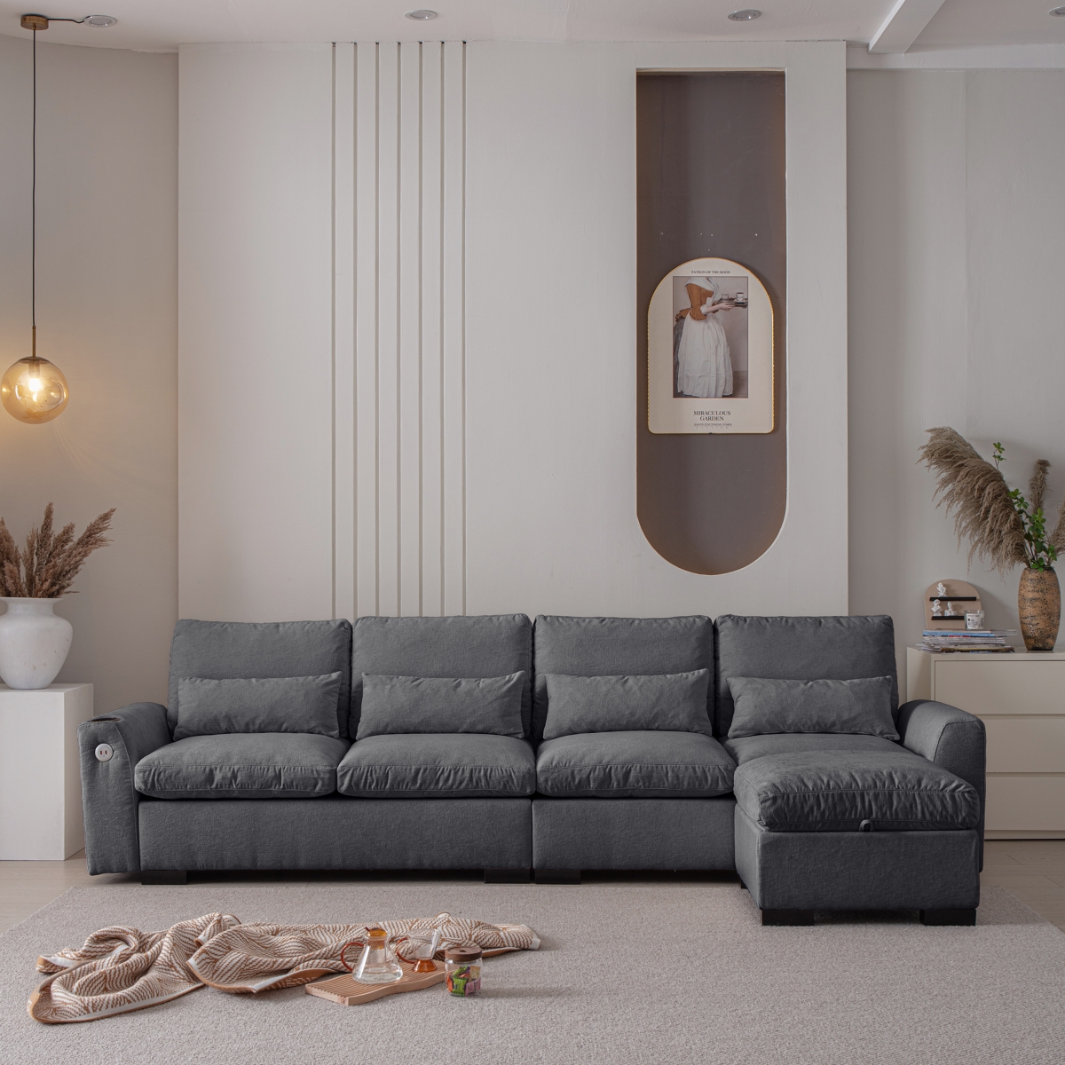 Click here for Streamdale Elegant Chenille Sofa with Reversible O... prices