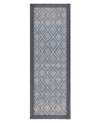 Town & Country Living Nalani Terra Textured Diamond Rug Collection - Macy's