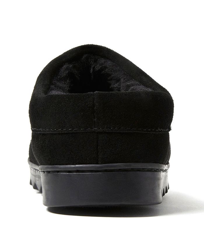 Dearfoams Doreen Genuine Suede Clog with Prayer Seam Slipper - Macy's