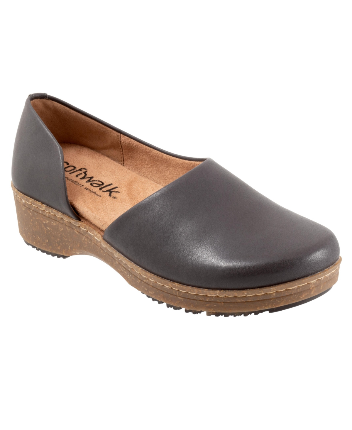 Click here for Softwalk Addie Clog - Dark grey prices