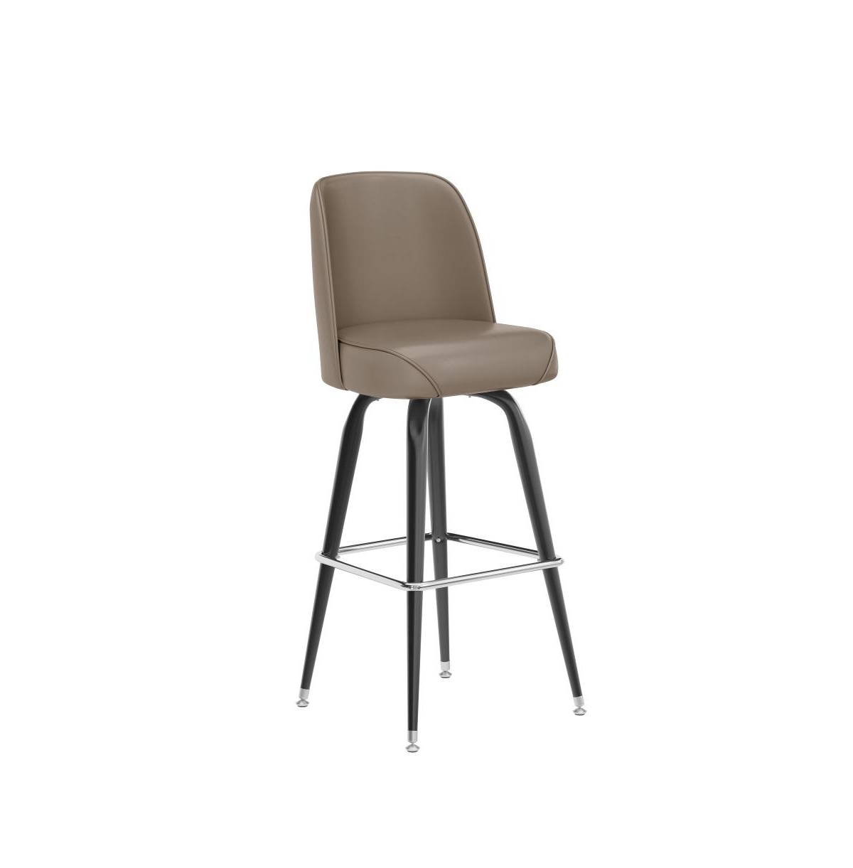 Click here for Metal Barstool With Swivel Bucket Seat - Beige prices
