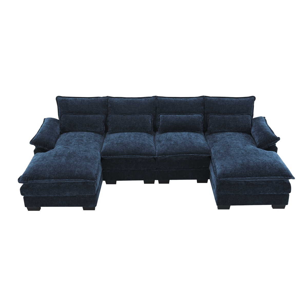 Click here for Mondawe 109.8x55.9 Modern U-shaped Sectional Sofa... prices