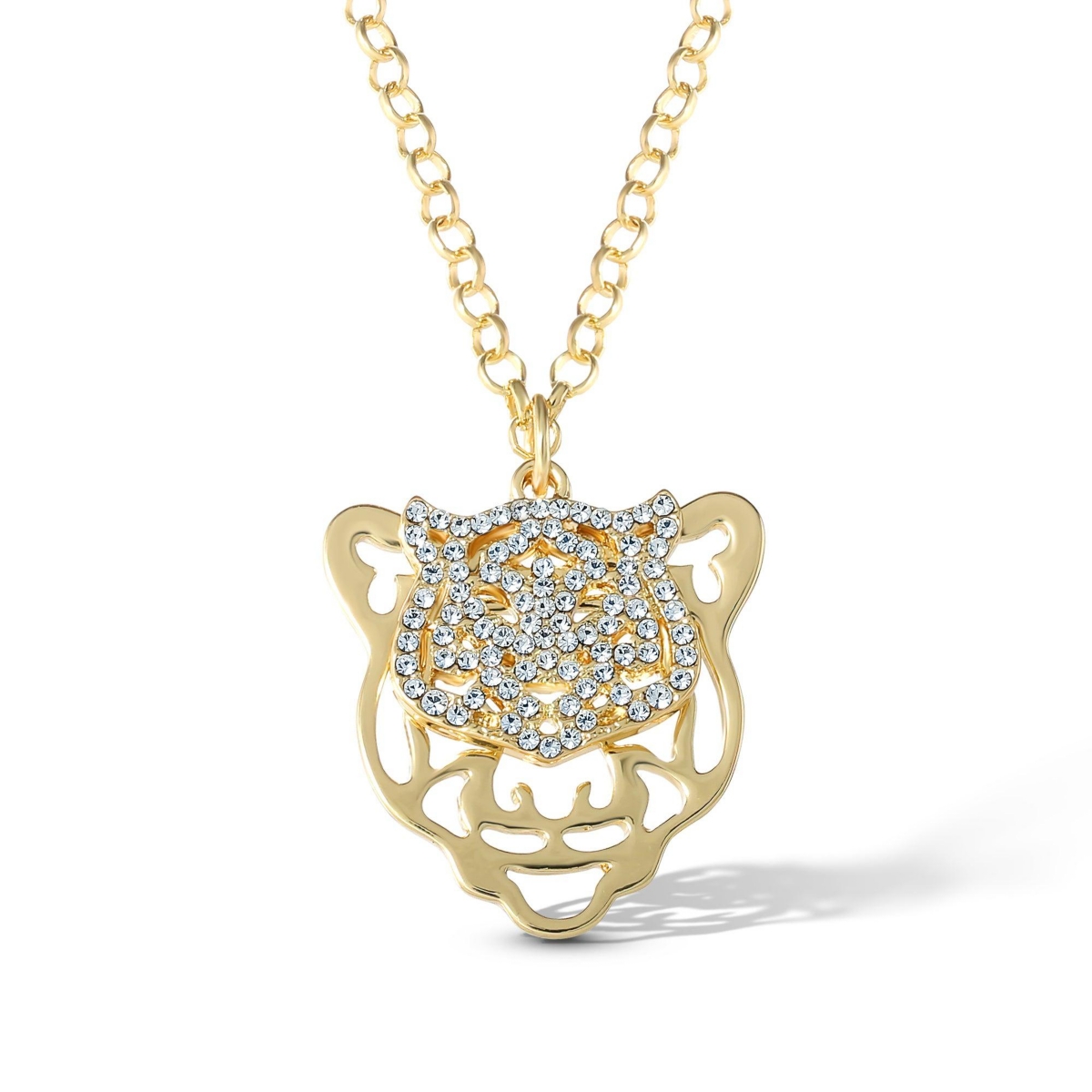 Click here for Jessica Simpson Womens Tiger Necklace 17 + 2 - Gol... prices