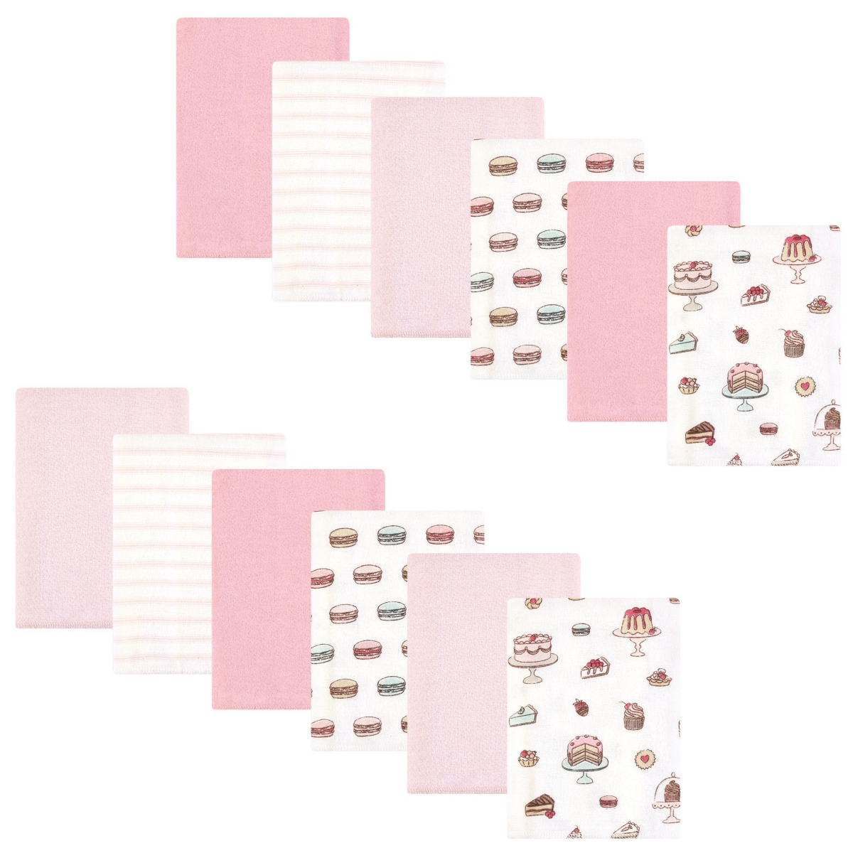 Click here for Hudson Baby Girls Cotton Flannel Burp Cloths Bundl... prices