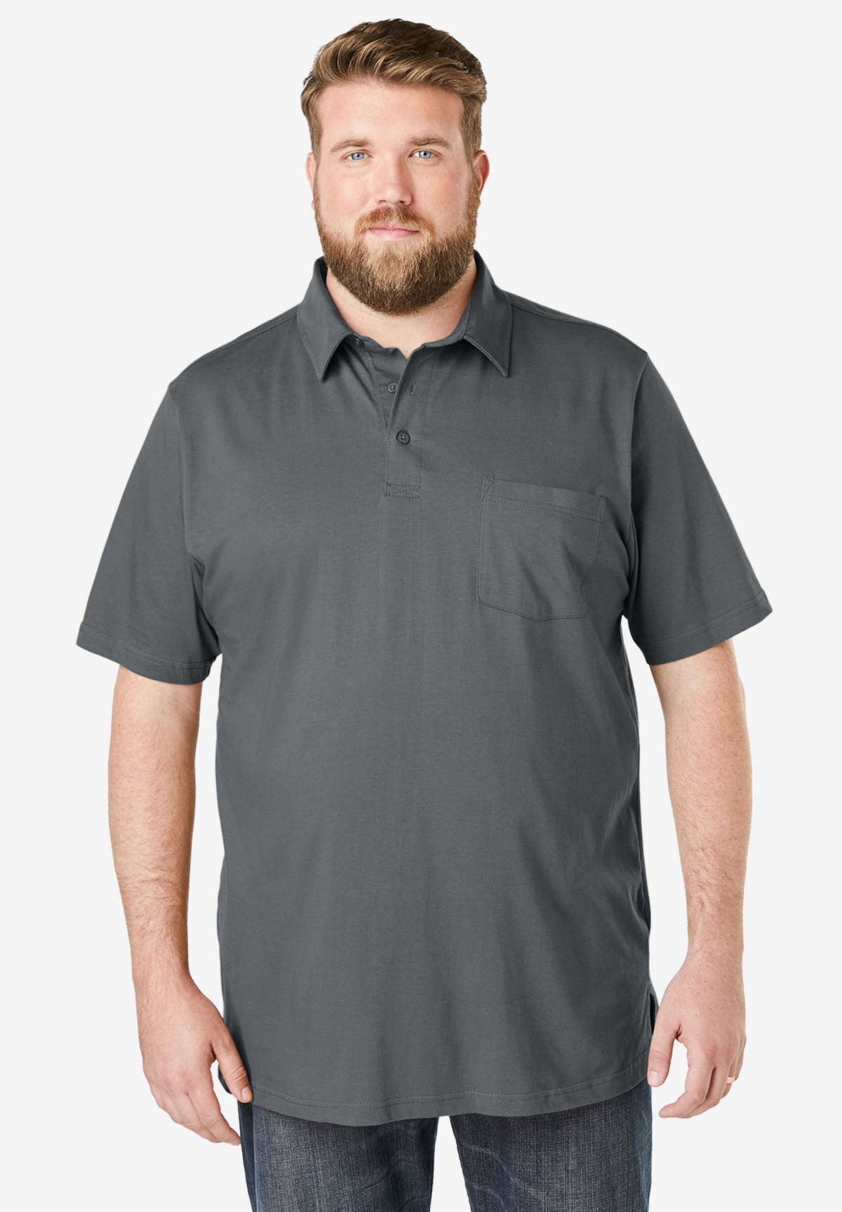 Click here for KingSize Big & Tall Heavyweight Jersey Polo Shirt... prices