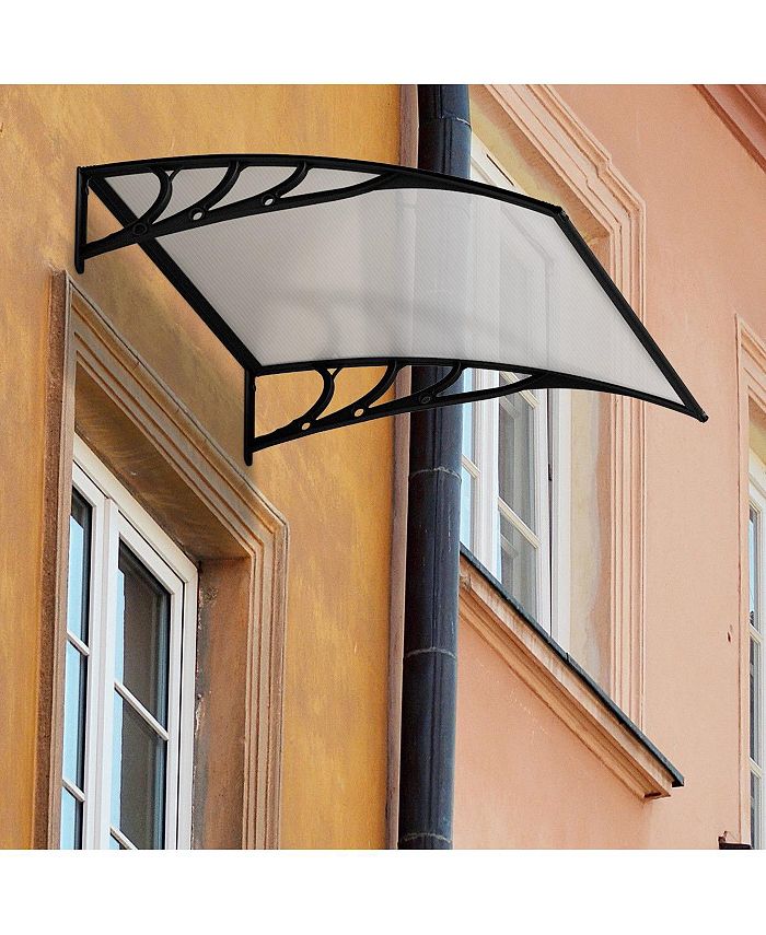Slickblue Outdoor Polycarbonate Front Door Window Awning Canopy - Macy's