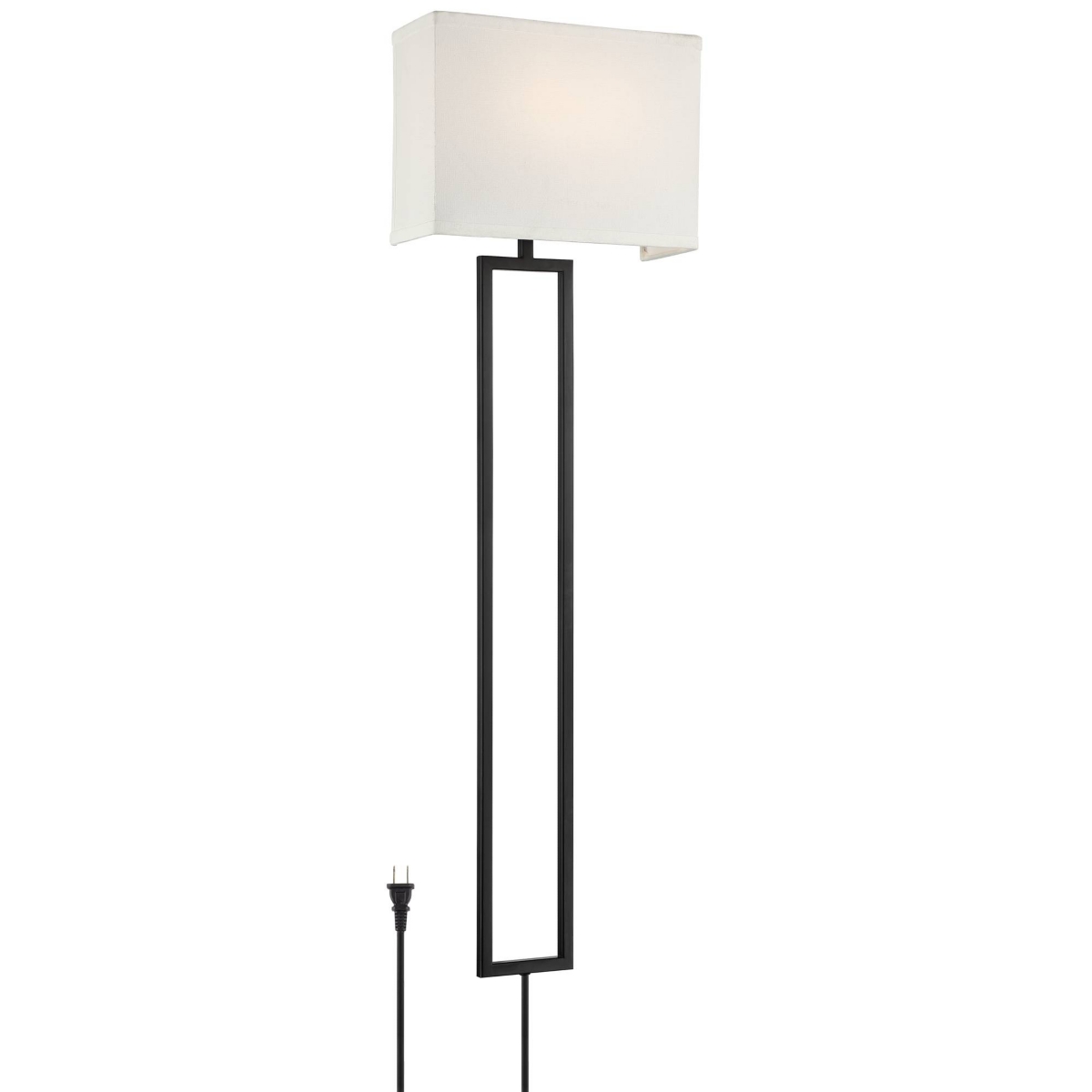 Click here for Possini Euro Design Portico Modern Wall Lamp Black... prices