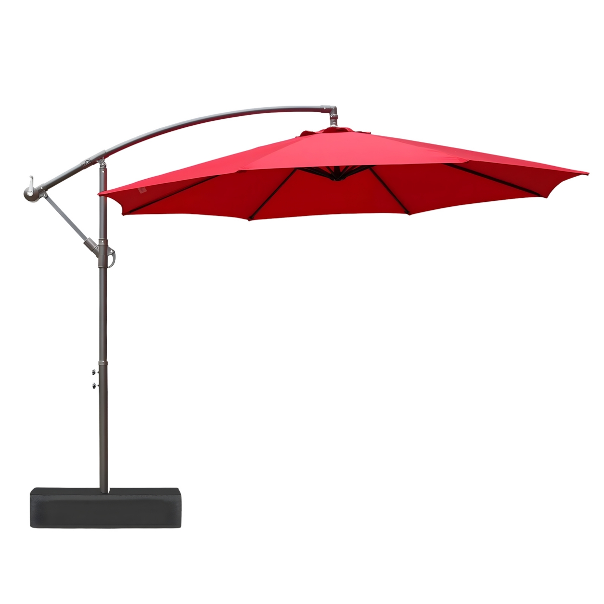 Click here for Aoodor Offset Patio Umbrella 10 Cantilever Hanging... prices