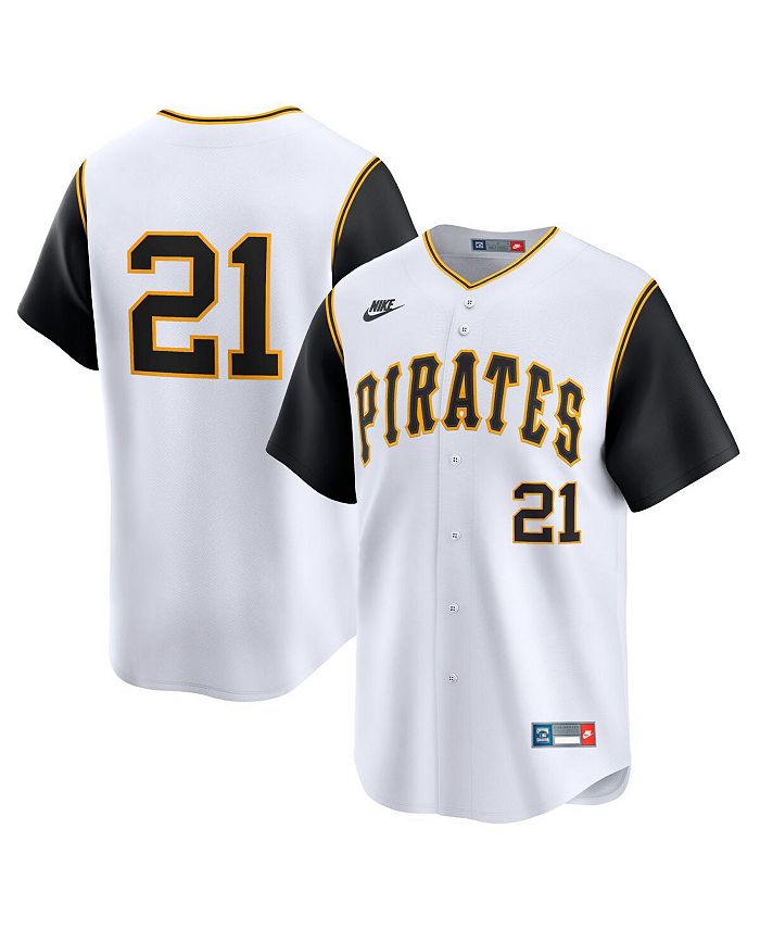 Nike Men's Roberto Clemente White Pittsburgh Pirates Throwback ...
