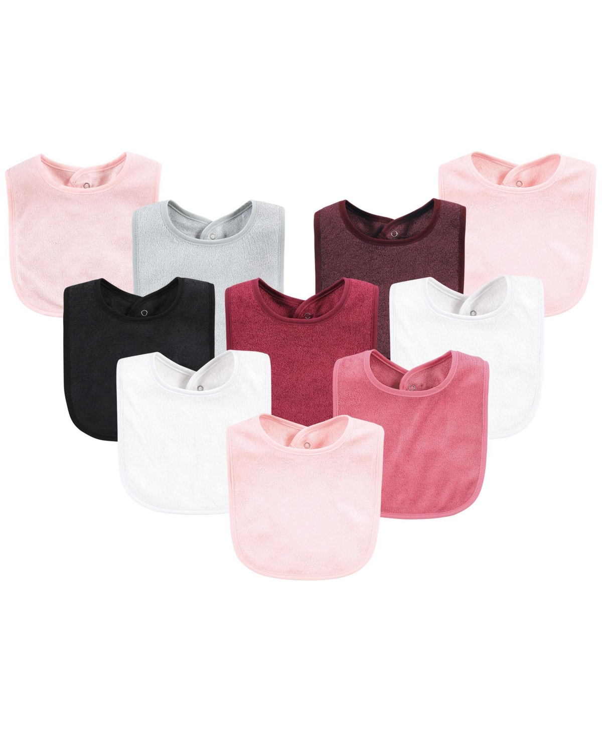 Click here for Hudson Baby Infant Girls Rayon from Bamboo Bib wit... prices