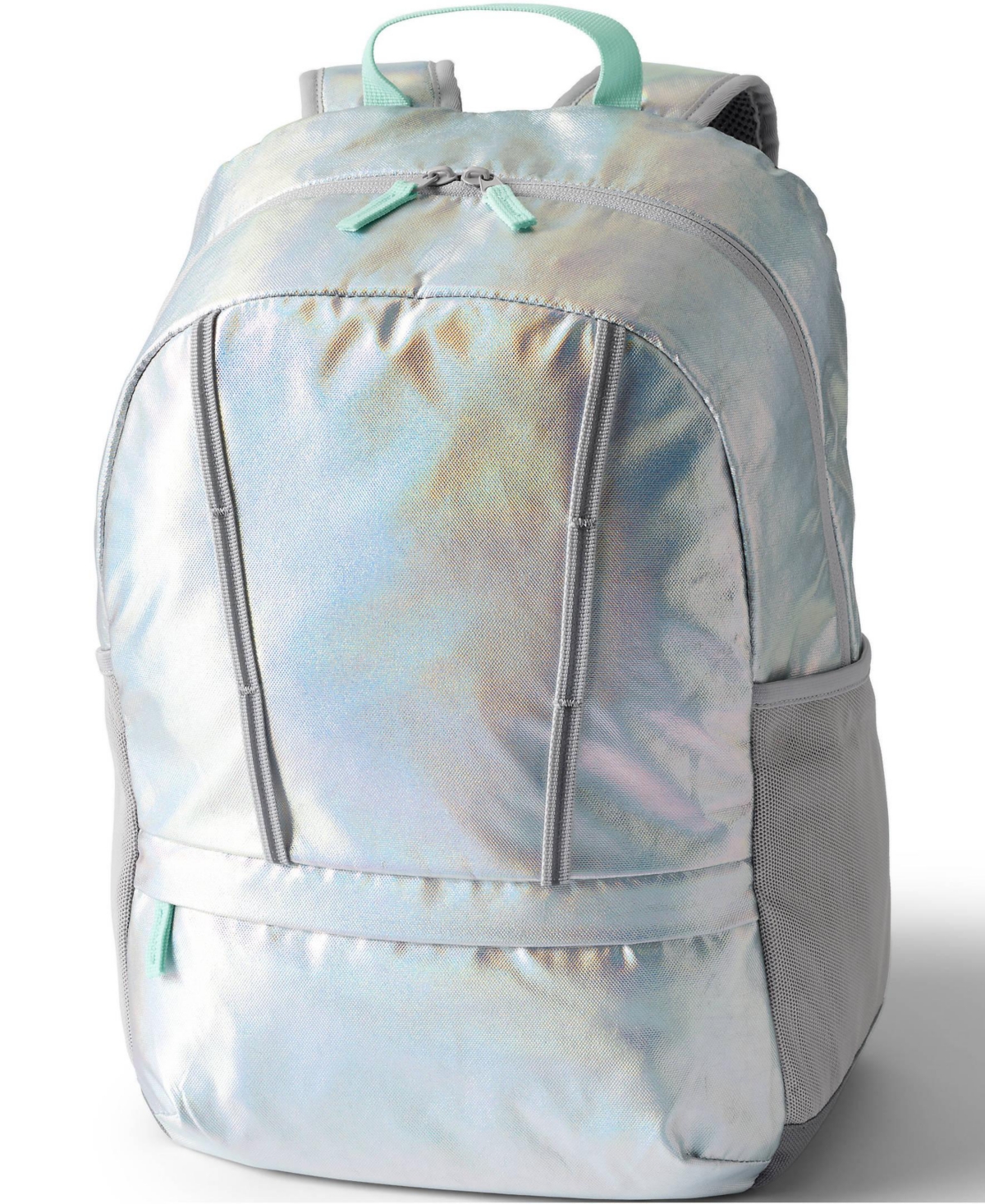 Click here for Lands End Kids ClassMate Medium Backpack - Metalli... prices