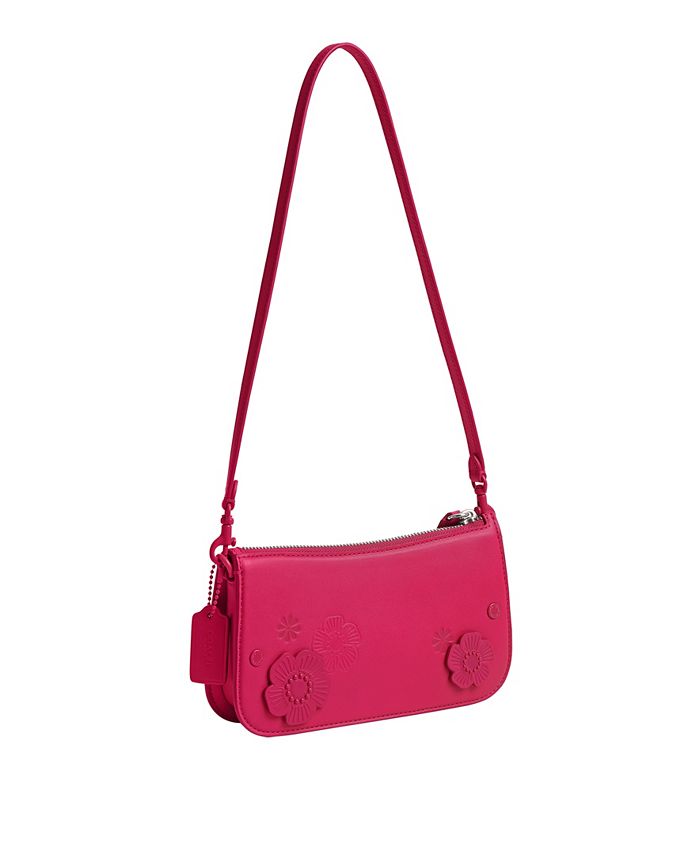 COACH Women's Penn with Tea Rose Leather Shoulder Bag - Macy's
