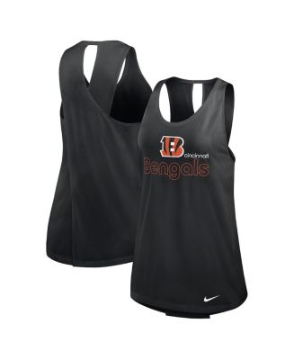 Nike Women's Black Cincinnati Bengals Performance Tank Top - Macy's